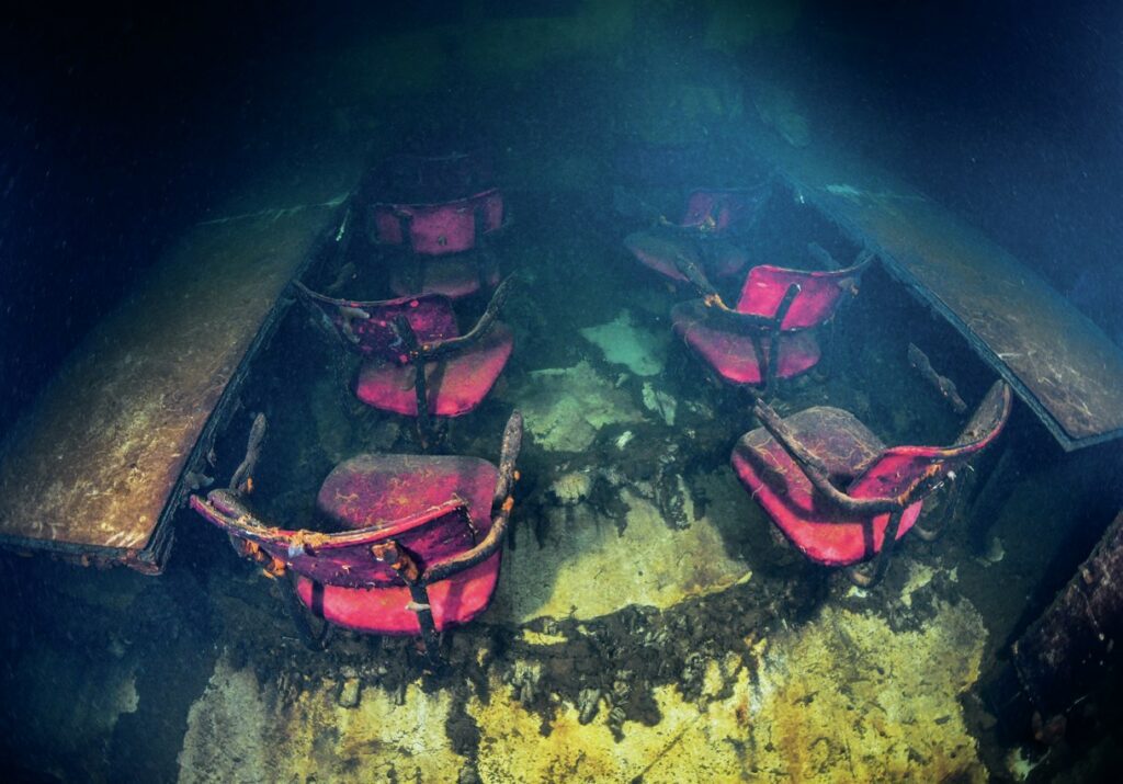 The Ghostly Depths: Diving the Mikhail Lermontov Wreck